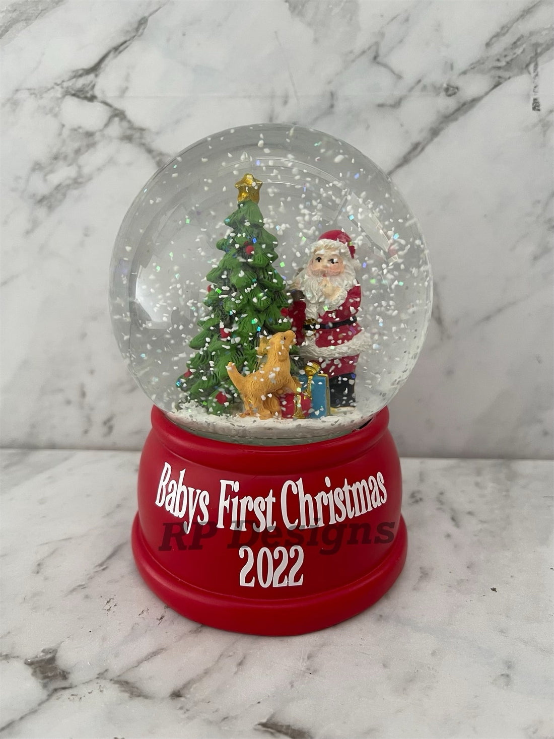 Baby's First Christmas Snow Globes – RP Designs