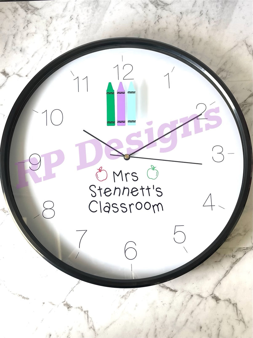 Teacher Wall Clock – RP Designs